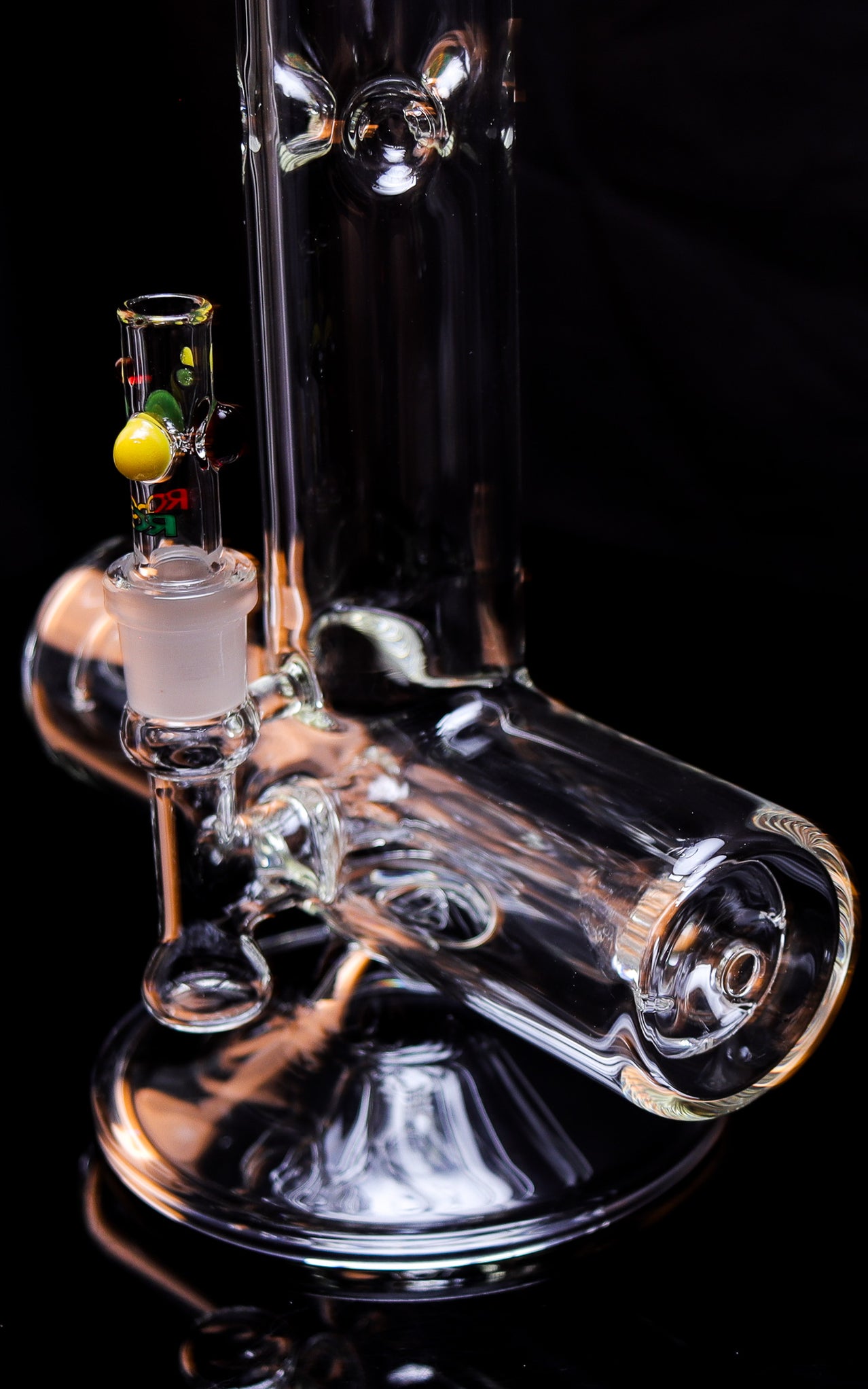 ROOR® Tech 18” Inline Clear 50x5mm Color Marble Style RASTA Bowl — ROOR ...