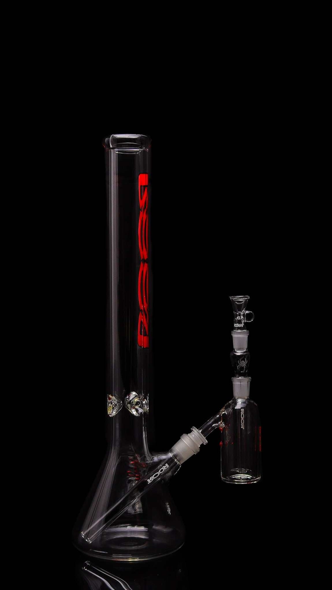Exclusive, Collectors Bundle Set - ROOR 18” Beaker Base 50x5 RED Black ...