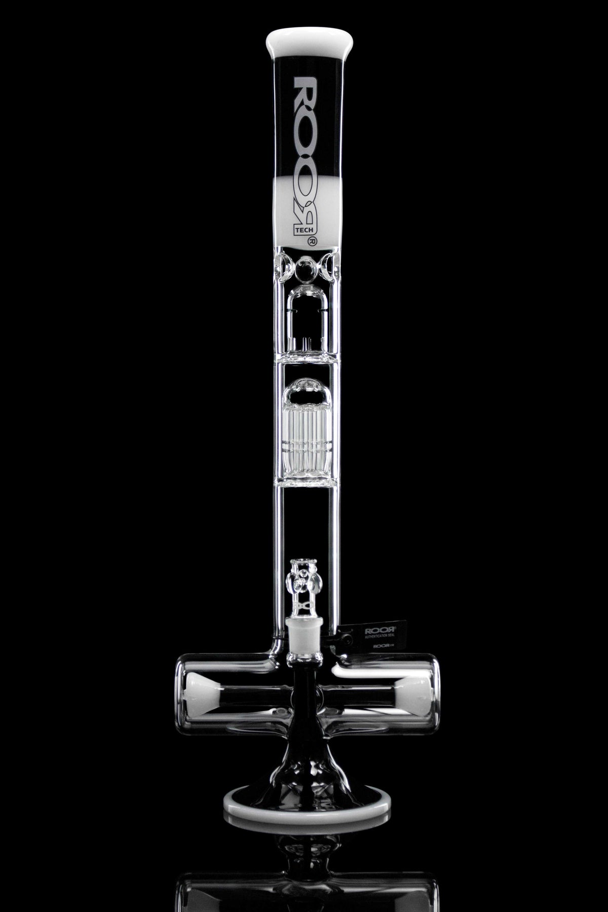 ROOR® Tech 22” Inline with 10 Arm Tree Perk Black & White Colors — ROOR ...