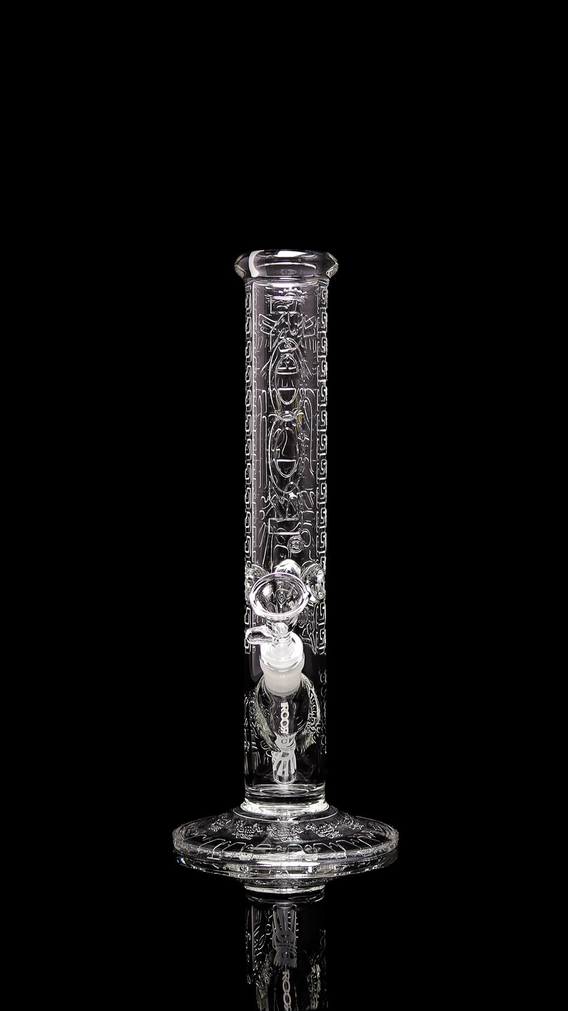 ROOR® Sandblasted & Flame Polish 14" Straight 50x5mm Aztec Design ...