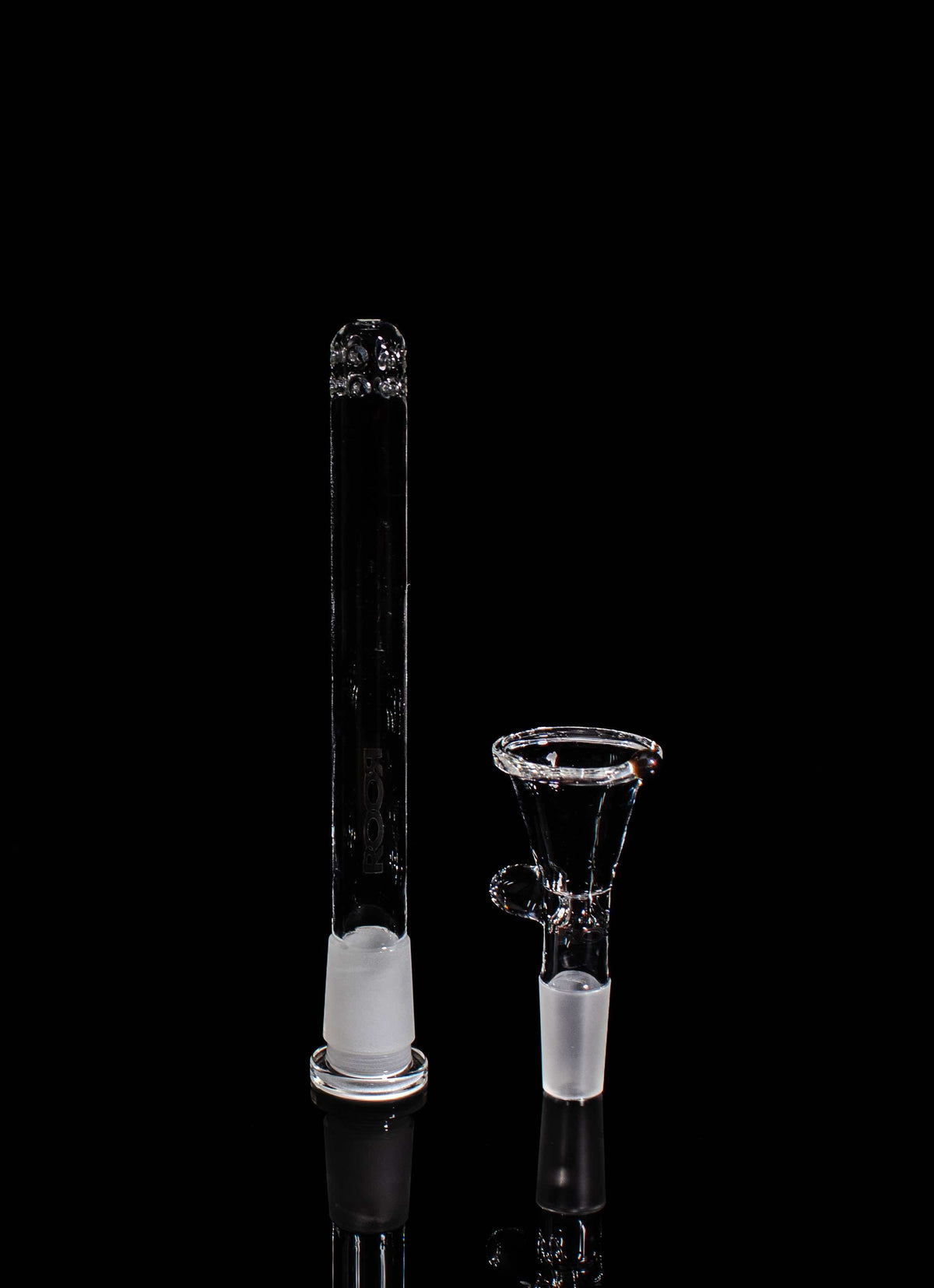 ROOR® Downstem & Bowl Set Black Decal — ROOR RETAIL