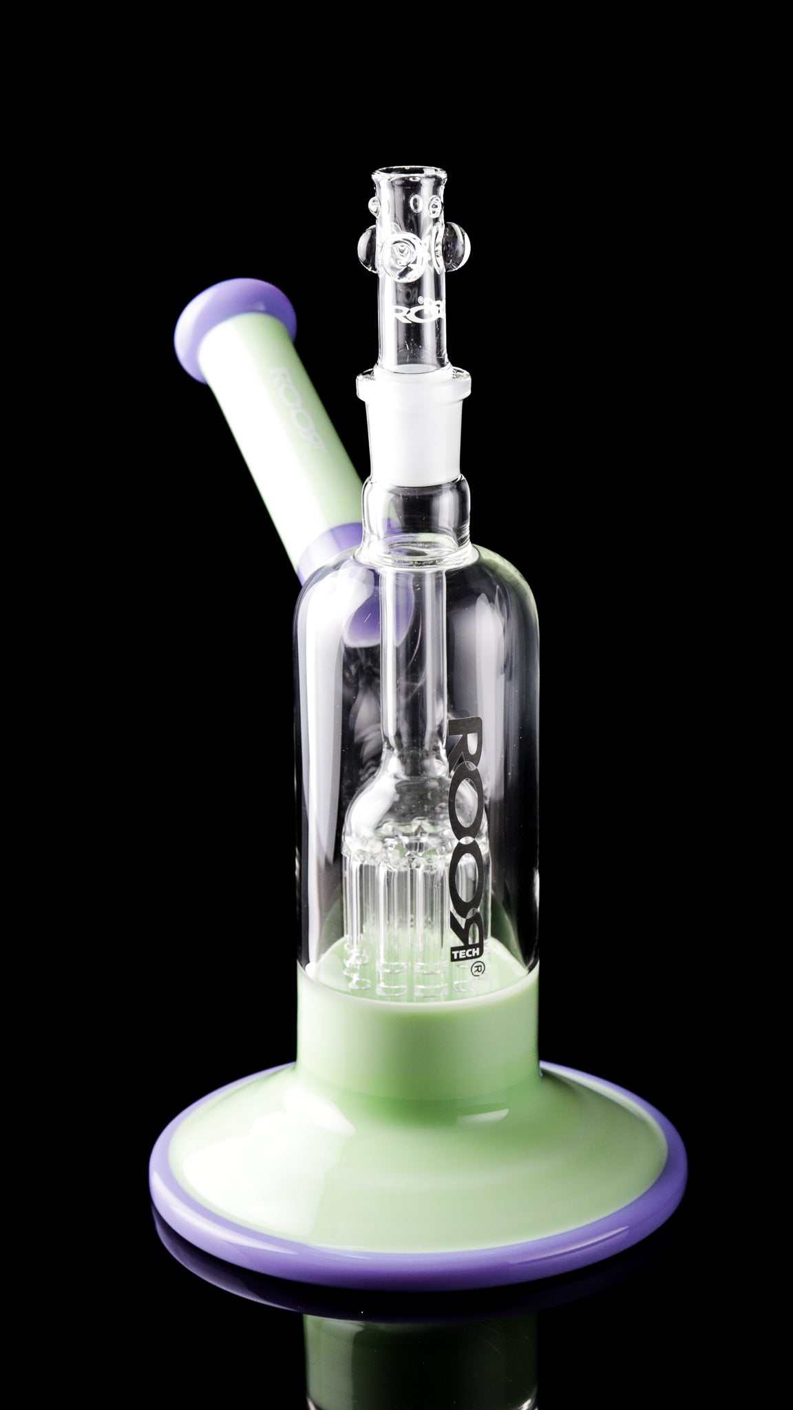 ROOR® Tech Fixed 10-Arm Tree Bubbler Purple & Green — ROOR RETAIL
